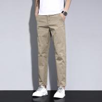 China #2777 Daily Washed Mid Waist jogger pants wholesale Breathable Solid Color Custom (HY601) for sale