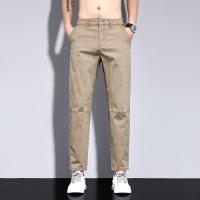 China #2777 Daily Washed Mid Waist jogger pants wholesale Breathable Solid Color Custom (HY601) for sale