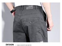 China #2777 Daily Washed Mid Waist jogger pants wholesale Breathable Solid Color Custom (HY601) for sale