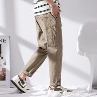 China Daily Washed Casual jogger pants wholesale Mid Waist Slight Stretch Custom (HY601) for sale