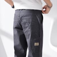 China Daily Washed Casual jogger pants wholesale Mid Waist Slight Stretch Custom (HY601) for sale