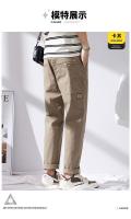 China Daily Washed Casual jogger pants wholesale Mid Waist Slight Stretch Custom (HY601) for sale