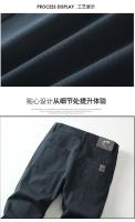 China Washed Mid Waist Breathable mens pants wholesale Solid Color Youth Trend Custom (P3101) for sale