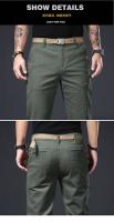 China Grey Army Green Daily Washed Mid Waist mens pants wholesale Solid Color Urban Fashion Custom (P408) for sale
