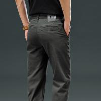 China Washed Mid Waist Khaki Grey mens pants wholesale Solid Color Youth Trend Custom (P406) for sale