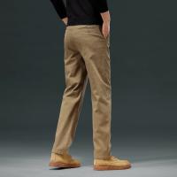 China Washed Mid Waist Khaki Grey mens pants wholesale Solid Color Youth Trend Custom (P406) for sale