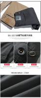 China Washed Mid Waist Khaki Grey mens pants wholesale Solid Color Youth Trend Custom (P406) for sale