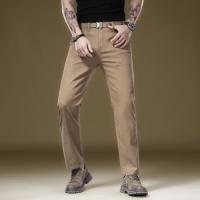 China #8721 Daily Washed Mid Waist mens pants wholesale Khaki Grey Solid Color Custom (P406) for sale