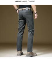 China #8721 Daily Washed Mid Waist mens pants wholesale Khaki Grey Solid Color Custom (P406) for sale