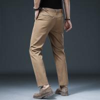China #4205 Daily Washed Mid Waist mens pants wholesale Khaki Grey Solid Color Custom (P406) for sale