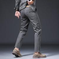 China Dark Green Dark Grey Daily Washed Mid Waist mens pants wholesale Solid Color Youth Trend Custom (P402) for sale