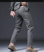 China Dark Green Dark Grey Daily Washed Mid Waist mens pants wholesale Solid Color Youth Trend Custom (P402) for sale