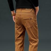 China Straight Pant Washed Mid Waist Solid Color mens pants wholesale Youth Trend Autumn/Winter Custom (P407) for sale