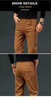 China Straight Pant Washed Mid Waist Solid Color mens pants wholesale Youth Trend Autumn/Winter Custom (P407) for sale