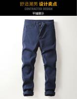 China Straight Pant Washed Mid Waist Solid Color mens pants wholesale Youth Trend Autumn/Winter Custom (P407) for sale