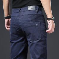 China Regular Daily Washed Mid Waist mens pants wholesale Solid Color Youth Trend Custom (P407) for sale