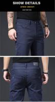 China Regular Daily Washed Mid Waist mens pants wholesale Solid Color Youth Trend Custom (P407) for sale