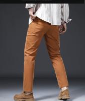 China Regular Daily Washed Mid Waist mens pants wholesale Solid Color Youth Trend Custom (P407) for sale