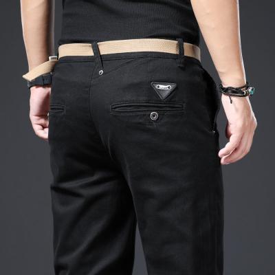 China Black Basic Daily cargo pants wholesale price Washed Mid Waist Custom (P401) for sale