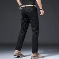 China Black Basic Daily cargo pants wholesale price Washed Mid Waist Custom (P401) for sale