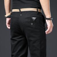China Black Basic Daily cargo pants wholesale price Washed Mid Waist Custom (P401) for sale