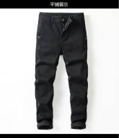 China Black Basic Daily cargo pants wholesale price Washed Mid Waist Custom (P401) for sale