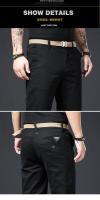 China Black Basic Daily cargo pants wholesale price Washed Mid Waist Custom (P401) for sale