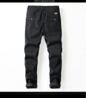 China Black Basic Daily cargo pants wholesale price Washed Mid Waist Custom (P401) for sale