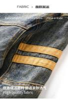China Panel Daily Washed mens denim jacket wholesale Long Sleeve Lapel Collar Custom (JK772) for sale