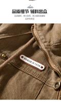 China Stand Collar Daily With Hood Fabric Hem mens casual leather jackets Cotton 100% Long Sleeve Custom (JK766) for sale