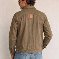 China Loose Fit Daily Fabric Hem Color Block french workwear jacket wholesale Cotton 100% Long Sleeve Custom (JK729) for sale