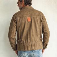 China Fabric Hem Khaki Daily Fabric Hem french workwear jacket wholesale Cotton 100% Long Sleeve Custom (JK763) for sale