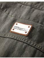 China Zipper Daily Army Green Fabric Hem french workwear jacket wholesale Cotton 100% Long Sleeve Custom (JK733) for sale