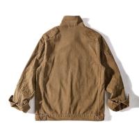 China Fabric Hem Daily Fabric Hem Cotton 100% french workwear jacket wholesale Long Sleeve Multi Pocket Custom (CK730) for sale