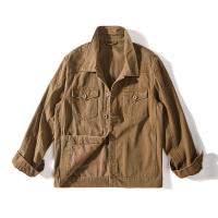 China Fabric Hem Daily Fabric Hem Cotton 100% french workwear jacket wholesale Long Sleeve Multi Pocket Custom (CK730) for sale