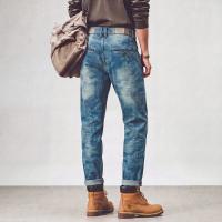 China Washed Mid Waist Regular Fit wholesale skinny jeans mens Urban Fashion Slight Stretch Custom (P473) for sale
