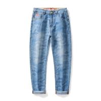 China Washed Washed Mid Waist Regular Fit wholesale skinny jeans mens Urban Fashion Slight Stretch Custom (P472) for sale