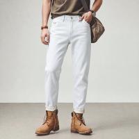 China Washed Mid Waist Cotton 35% wholesale skinny jeans mens Regular Fit Urban Fashion Custom (P470) for sale