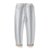 China Washed Mid Waist Cotton 35% wholesale skinny jeans mens Regular Fit Urban Fashion Custom (P470) for sale