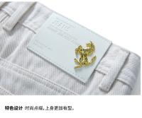 China Washed Mid Waist Cotton 35% wholesale skinny jeans mens Regular Fit Urban Fashion Custom (P470) for sale