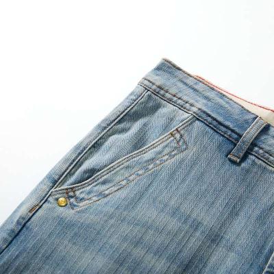 China Mid Waist Regular Fit Urban Fashion wholesale skinny jeans mens Slight Stretch Vintage Washed Custom (P468) for sale