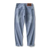 China Regular Mid Waist Regular Fit Urban Fashion wholesale skinny jeans mens Slight Stretch Vintage Washed Custom (P459) for sale