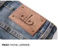 China Straight Pant Mid Waist Youth Trend Regular Fit mens pants wholesale Slight Stretch Vintage Washed Custom (P451) for sale