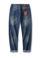 China Vintage Washed Washed Mid Waist Straight Pant Mid Waist Regular Fit Urban Fashion wholesale skinny jeans mens Slight Stretch Vintage Washed Custom (P450) for sale
