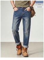 China Vintage Washed Washed Mid Waist Straight Pant Mid Waist Regular Fit Urban Fashion wholesale skinny jeans mens Slight Stretch Vintage Washed Custom (P450) for sale