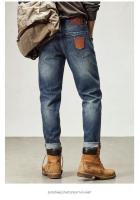 China Vintage Washed Washed Mid Waist Straight Pant Mid Waist Regular Fit Urban Fashion wholesale skinny jeans mens Slight Stretch Vintage Washed Custom (P450) for sale