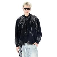 China Ribbed Hem Black Ribbed Hem Long Sleeve varsity jacket wholesale distributor Casual Style Office/Commute Custom (YY-25929) for sale