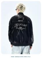 China Ribbed Hem Black Ribbed Hem Long Sleeve varsity jacket wholesale distributor Casual Style Office/Commute Custom (YY-25929) for sale