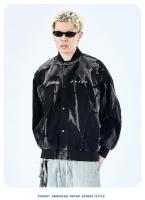 China Ribbed Hem Black Ribbed Hem Long Sleeve varsity jacket wholesale distributor Casual Style Office/Commute Custom (YY-25929) for sale