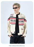 China Red Black Round Neck Fabric Hem varsity jacket wholesale distributor Minimalist Cotton 100% Custom (YY-25821) for sale